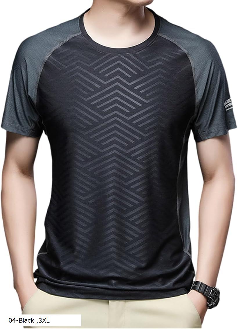 【楽天市場】機能性 メンズ Tシャツ 涼しい 半袖 消臭 吸汗速乾 DRY 抗菌 防臭ドライ リフレクター スポーツ 運動着 丈夫 ティーシャツ 夏服(04-Black, 3XL)：スピード ...