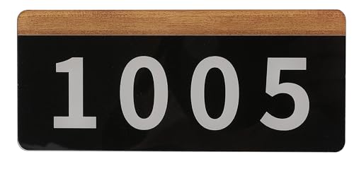 【楽天市場】部屋番号 ルームナンバー プレート 大 アクリル 番号札 裏面シール 15cmx6.5cm (1005, ブラック)：ヨーテイ 楽天市場店