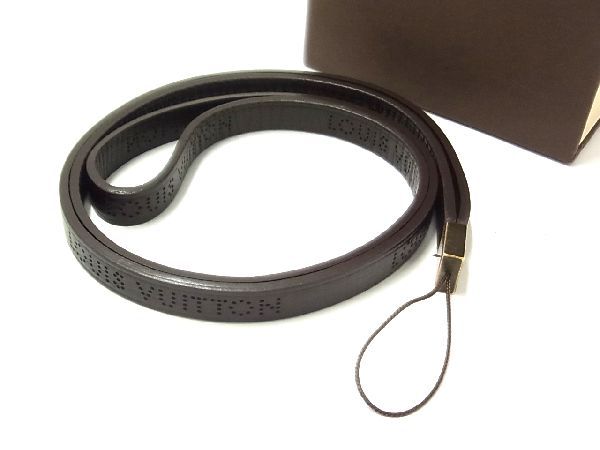 【楽天市場】 新品同様 LOUIS VUITTON ルイヴィトン レザー パンチング ネックストラップ 携帯ストラップ メンズ レディース ...
