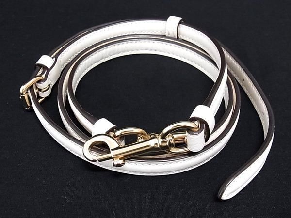 【楽天市場】COACH コーチ レザー バッグ用 ショルダーストラップ 肩掛け 斜め掛け レディース ホワイト系 AQ9727 ...