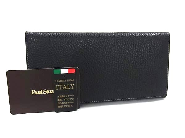【楽天市場】 新品 未使用 Paul Stuart ポールスチュアート レザー 二つ折り 長財布 ウォレット 札入れ 小銭入れ メンズ ...