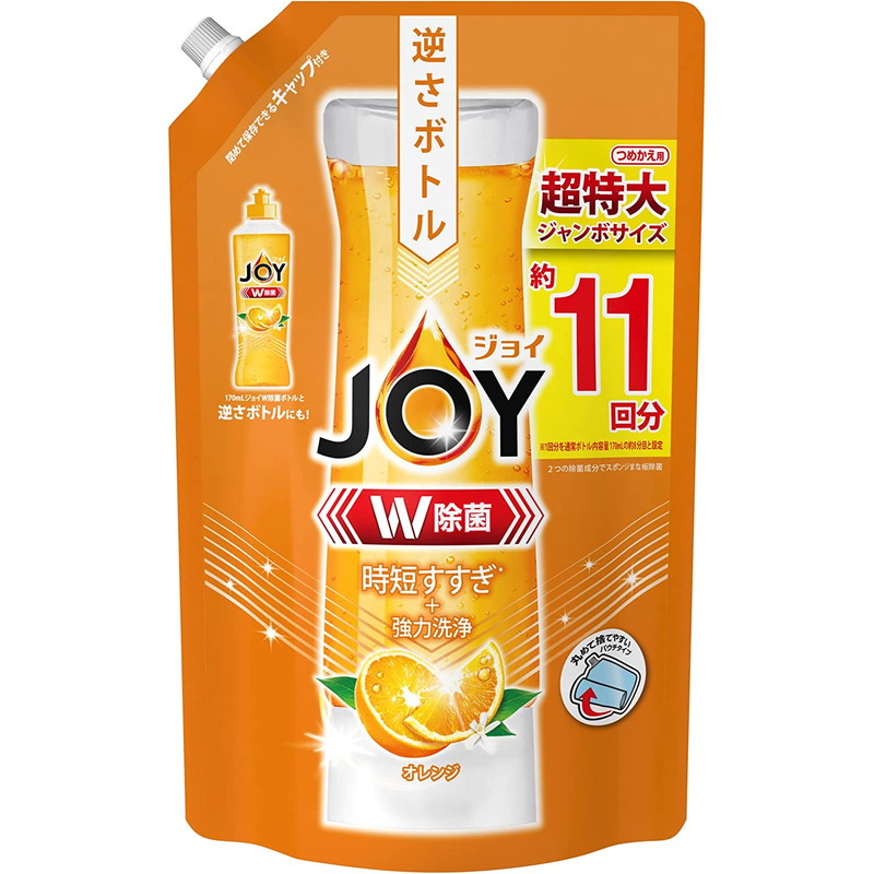 【楽天市場】P&G ジョイ W除菌 食器用洗剤 オレンジ 詰め替え 超特大ジャンボ 1425ml：東京生活館