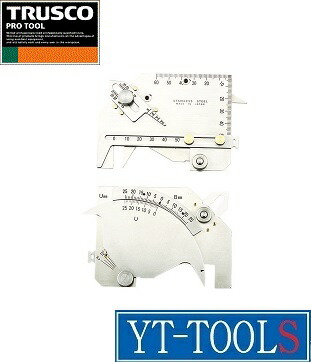 【楽天市場】TRUSCO(トラスコ中山) 溶接ゲージ【型式 TWGU-8M】（245-9493）《測定・計測用品/測定工具/ゲージ/溶接ゲージ/プロ/職人》：ワイティーツール