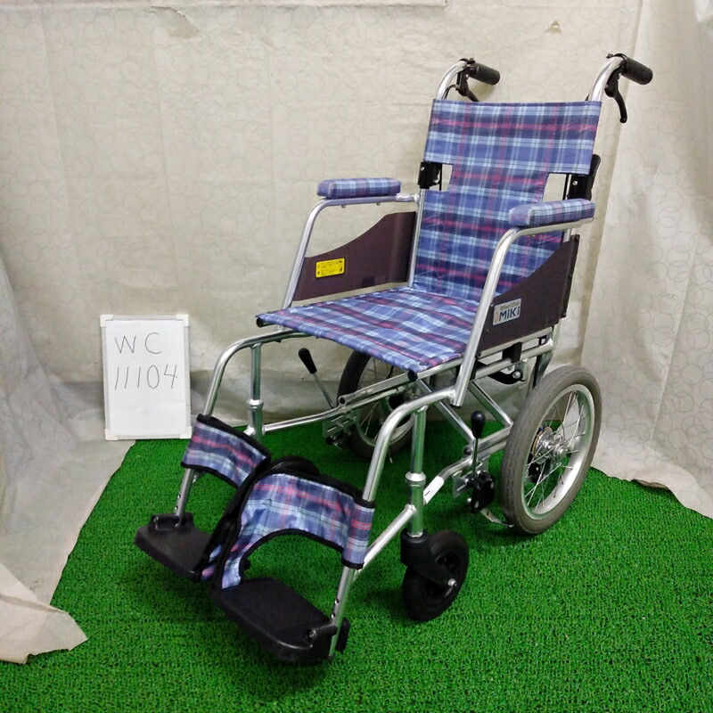 【楽天市場】【Bランク 中古 車椅子】ミキ 介助式車椅子 Skit（スキット） SKT-1 (WC-11104)：福祉用具リサイクル店ゆとりっぷ