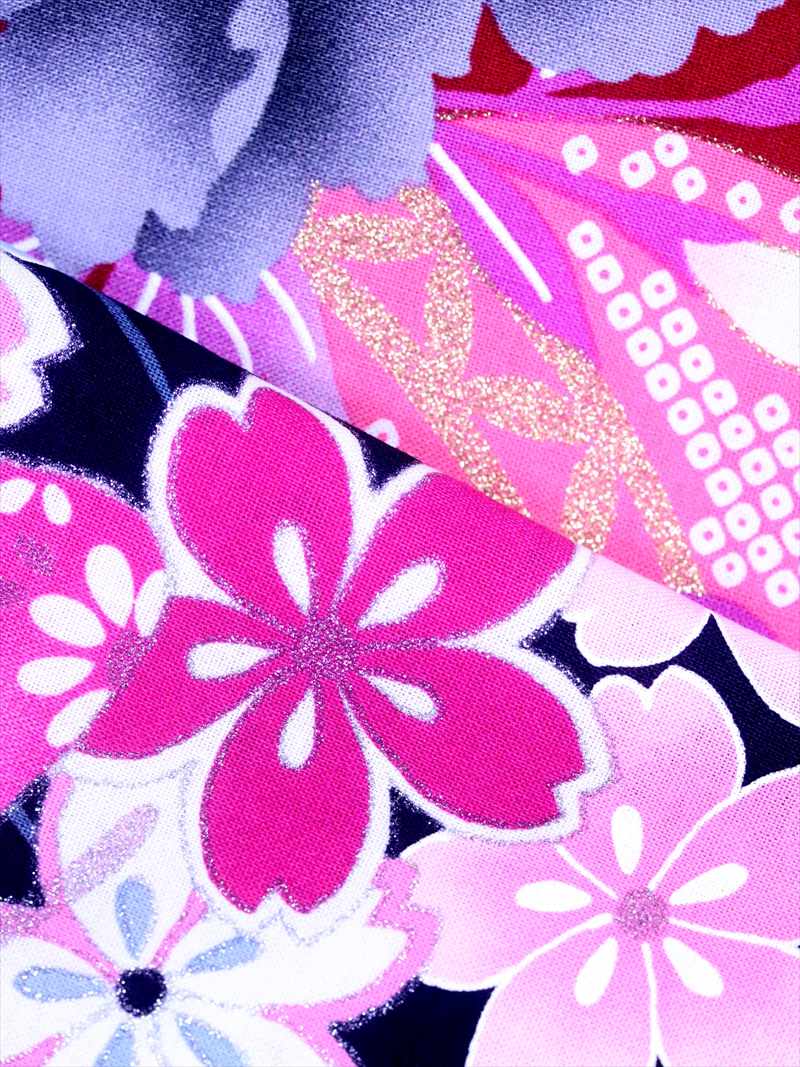 【楽天市場】浴衣のハギレセットはぎれ 浴衣 90cm×5枚 クリックポスト No.1：浴衣・着物の反物（生地）の堀田