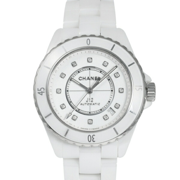 【楽天市場】シャネル CHANEL J12 キャリバー12.1 38MM H5705 ホワイト文字盤 中古 腕時計 メンズ：ジェムキャッスルゆきざき