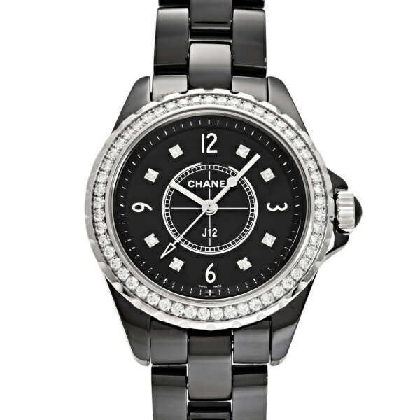 【楽天市場】シャネル CHANEL J12 H3108 ブラック文字盤 中古 腕時計 レディース：ジェムキャッスルゆきざき