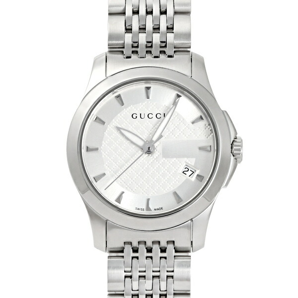【楽天市場】グッチ GUCCI Gタイムレス YA126501 シルバー文字盤 新品 腕時計 レディース：ジェムキャッスルゆきざき