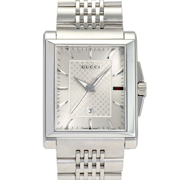 【楽天市場】グッチ GUCCI Gタイムレス レクタングル YA138403 シルバー文字盤 新品 腕時計 メンズ：ジェムキャッスルゆきざき