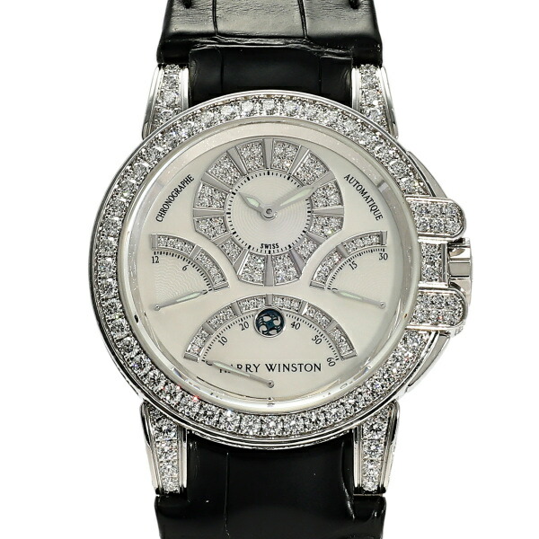 【楽天市場】ハリー・ウィンストン HARRY WINSTON オーシャン トリレトロ クロノグラフ 400/MCRA44WL.MD/D3.1 ...