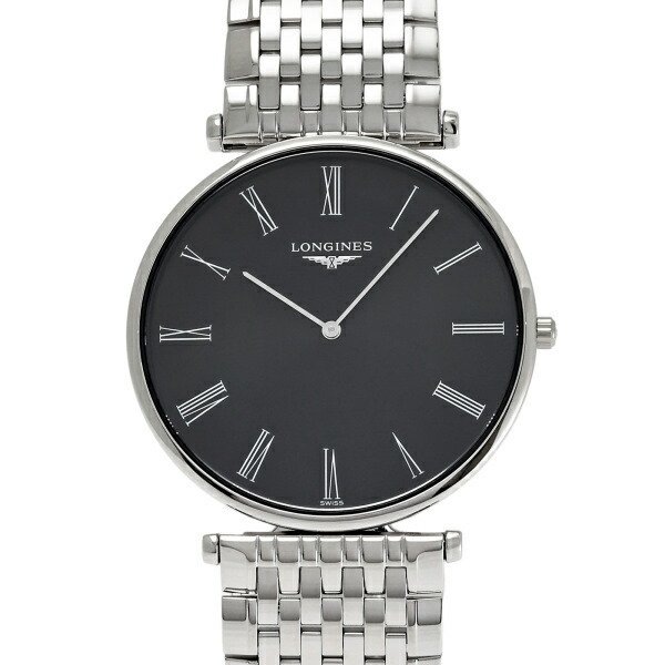 【楽天市場】ロンジン LONGINES ラグランクラシック L4.766.4.51.6 ブラック文字盤 新品 腕時計 メンズ：ジェムキャッスルゆきざき
