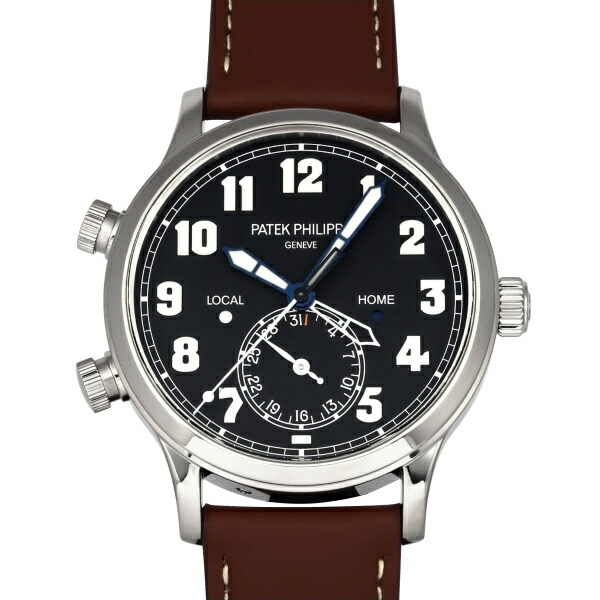 【楽天市場】パテック・フィリップ PATEK PHILIPPE カラトラバ パイロット トラベルタイム 5524G-001 ブルー文字盤 中古 ...