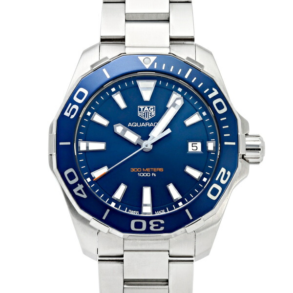 【楽天市場】タグ・ホイヤー TAG HEUER アクアレーサー WAY111C.BA0928 ブルー文字盤 中古 腕時計 メンズ：ジェム ...
