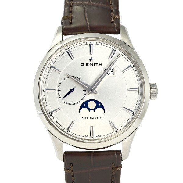 【楽天市場】ゼニス ZENITH エリート キャプテン ムーンフェイズ 03.2143.691/01.C498 シルバー文字盤 新品 腕時計 ...