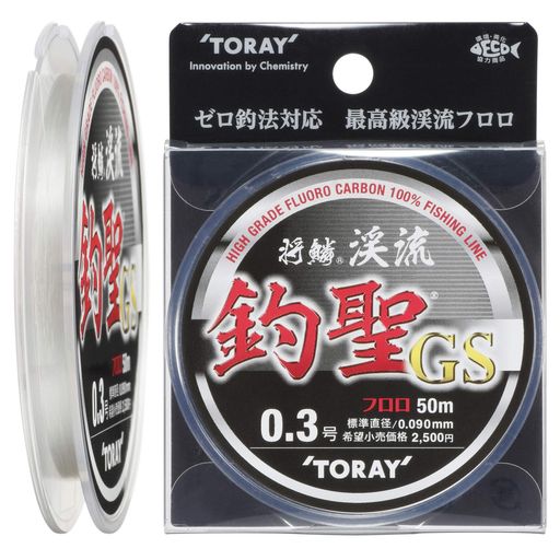 【楽天市場】東レ(TORAY) ライン 将鱗 渓流 釣聖 GS 50M 0.3号：YUMAshoppingmal