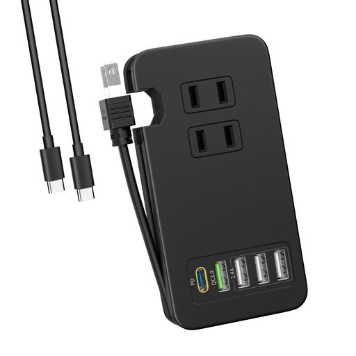 【楽天市場】TOPWE電源タップUSB-CTYPE-CUSB付きPD52WUSBコンセント延長コードUSB-CポートUSB-AポートAC ...