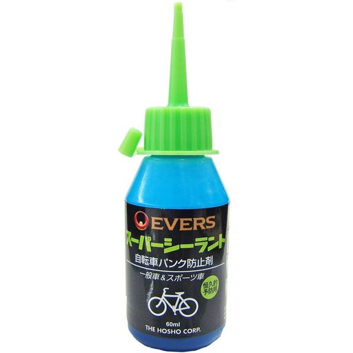 【楽天市場】エバーズ(EVERS)自転車パンク防止剤スーパーシーラント一般車&スポーツ車恒久的予防用60ML英/米/仏対応AV/FV/EVSC-60B：YUMAshoppingmal
