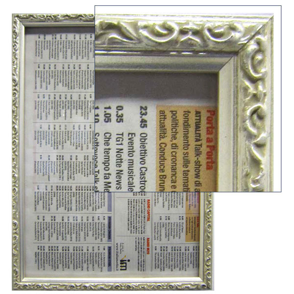 【楽天市場】額縁 デッサン額 ロッサ 銀 B5：ゆめ画材