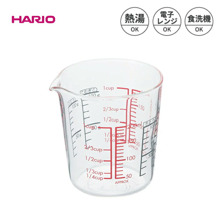 【楽天市場】HARIO(ハリオ) メジャーカップ 200 CMJ-200：夢陶房