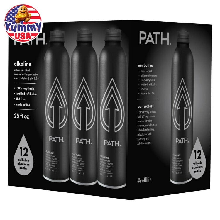【楽天市場】【最大500円OFFクーポン有】パス アルカリウォーター 740ml 12本入り Path Alkaline Water 25 ...