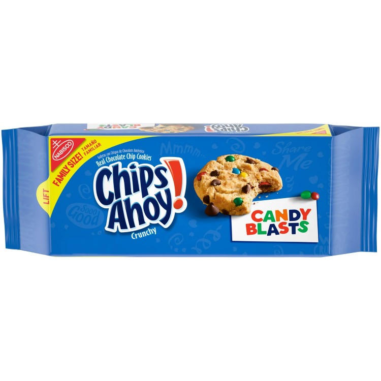 【楽天市場】チップス アホイ！キャンディブラスト チョコレートチップクッキー ファミリーサイズ 535g CHIPS AHOY! Candy ...