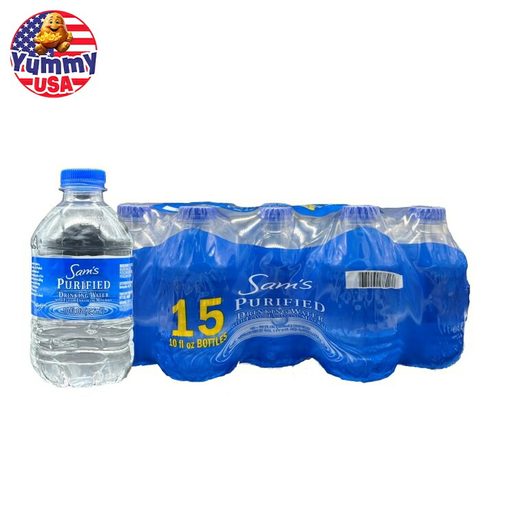 【楽天市場】サムズチョイス ピュリファイドウォーター 296ml 15本入りボトル Sam's Purified Drinking Water ...