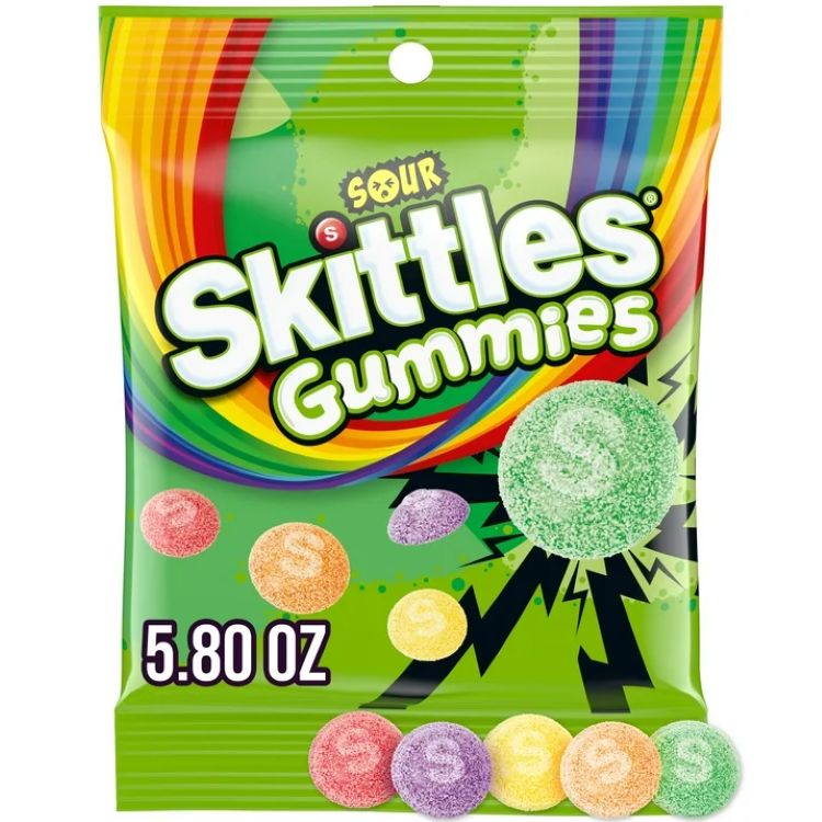 【楽天市場】スキットルズ サワー グミ 約164g Skittles Sour Gummies, Sour Gummy Candy - 5.8 ...