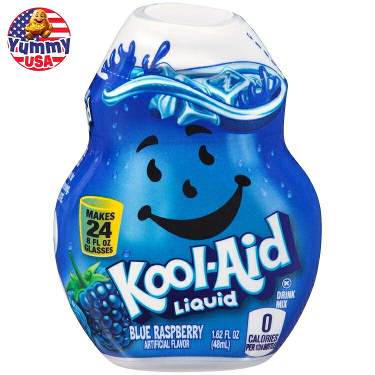 【楽天市場】クールエイド ブルー ラズベリー フレーバー リキッド ドリンク ミックス Kool-Aid Blue Raspberry ...