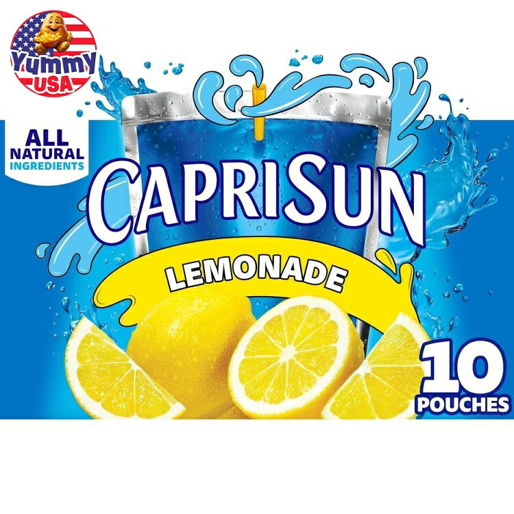 【楽天市場】カプリサン レモネードドリンク、10 個入りボックス Capri Sun Lemonade Drink, 10 ct Box, 6 ...