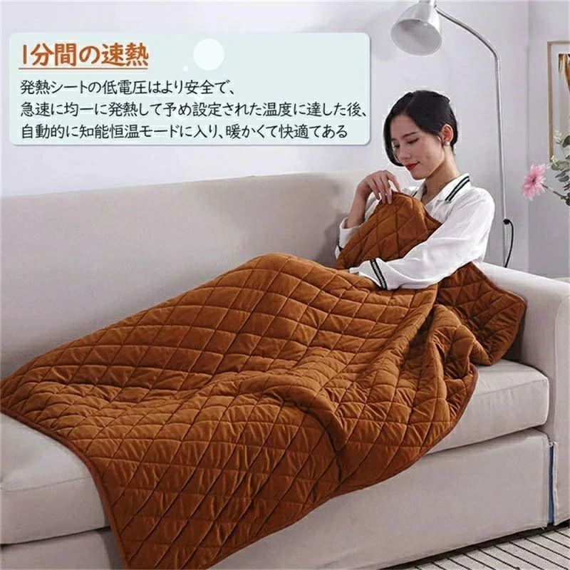 【楽天市場】ブランケット 電熱 掛け毛布 大判 敷毛布 シングル 3段温度調整 usb給電 ポンチョ 洗える 暖か 防寒対策 寝具：Yuri ...