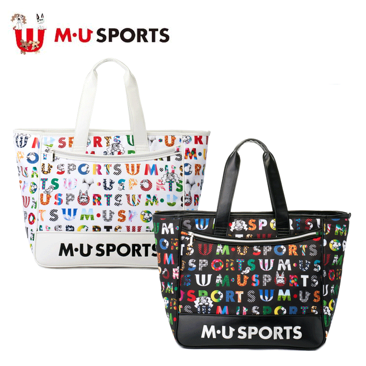 【楽天市場】MU SPORTS MU スポーツ カラフルロゴ プリント 総柄 ボストンバッグ ゴルフバッグ ボストン 703J1208 ...