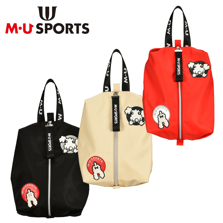 【楽天市場】MU SPORTS MU スポーツ 相良刺繍トンネルモチーフ シューズケース 703J6302 【ゴルフバッグ 】【M・U ...