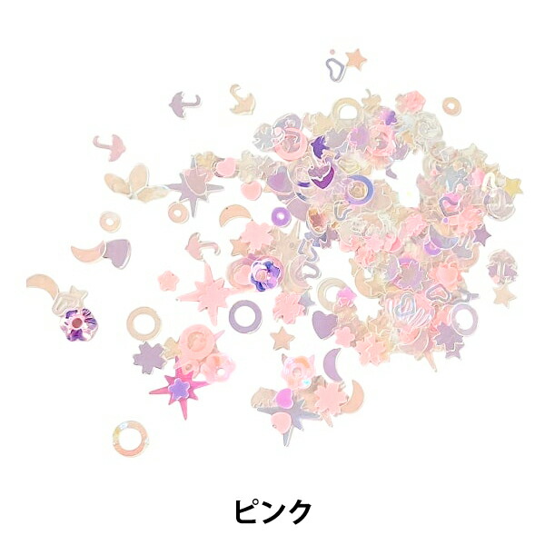 【楽天市場】レジン材料 『スパンコールミックス ピンク RS-835』 ERUBERU エルベール：手芸と生地のユザワヤ2号館