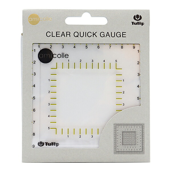 【楽天市場】編み物用品 『クリアクイックゲージ AC-052』 Tulip チューリップ：ユザワヤ