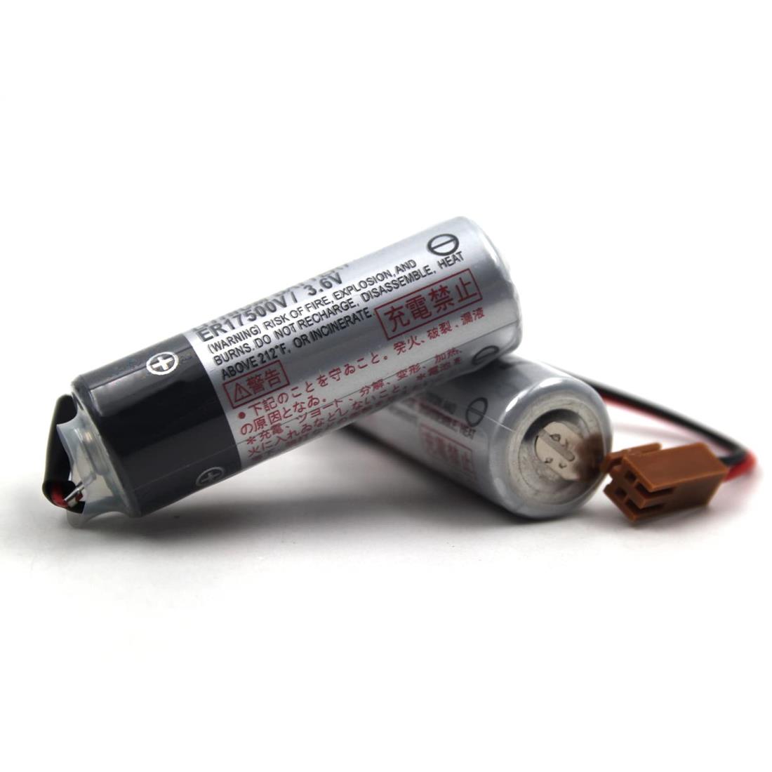 【楽天市場】【2本組】互換性あり にとって Toshiba lithium バッテリー ER17500V/3.6V lithium バッテリー ...