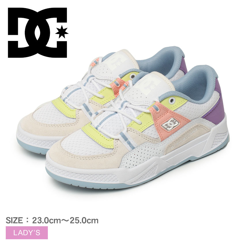 【楽天市場】DCシューズ コンストラクト DCSHOECOUSA スニーカー レディース ホワイト 白 マルチ CONSTRUCT ...