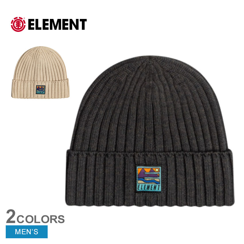 【楽天市場】エレメント ニット帽 ELEMENT TREKKA BEANIE ビーニー メンズ ブラック 黒 ベージュ BD022919 帽子 ...