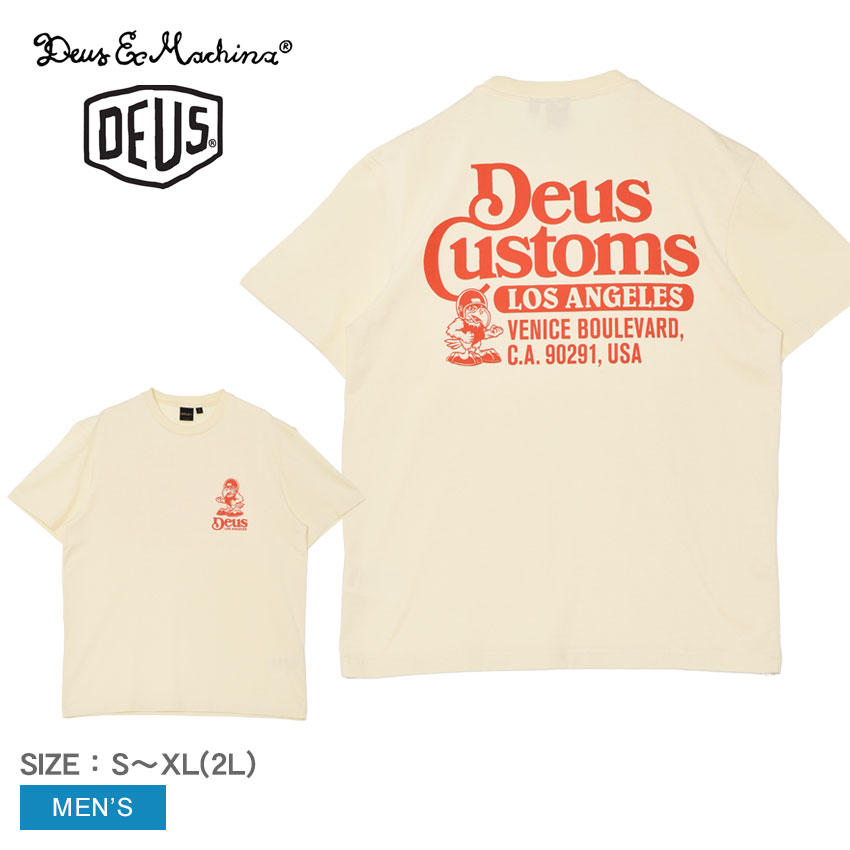 【楽天市場】デウス エクス マキナ 半袖Tシャツ DEUS EX MACHINA RAPTOR TEE メンズ ホワイト 白 ...