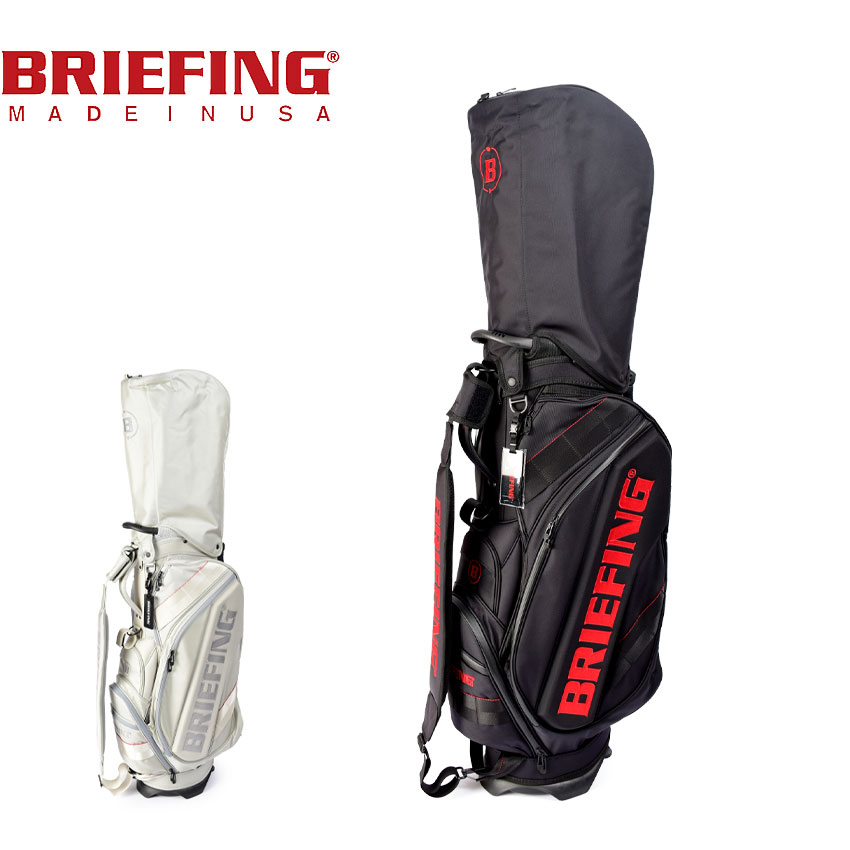 【楽天市場】ブリーフィング ゴルフバッグ BRIEFING CR-10 メンズ レディース ブラック 黒 ホワイト 白 CR-10 BRG213D01 ゴルフ キャディーバッグ キャディー ...