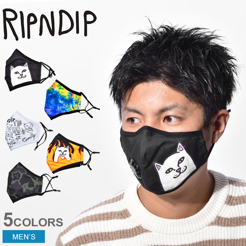 【楽天市場】【今だけクーポン配布中】【ネコポス配送】RIPNDIP VENTLATOR MASK マスク リップンディップ メンズ ...