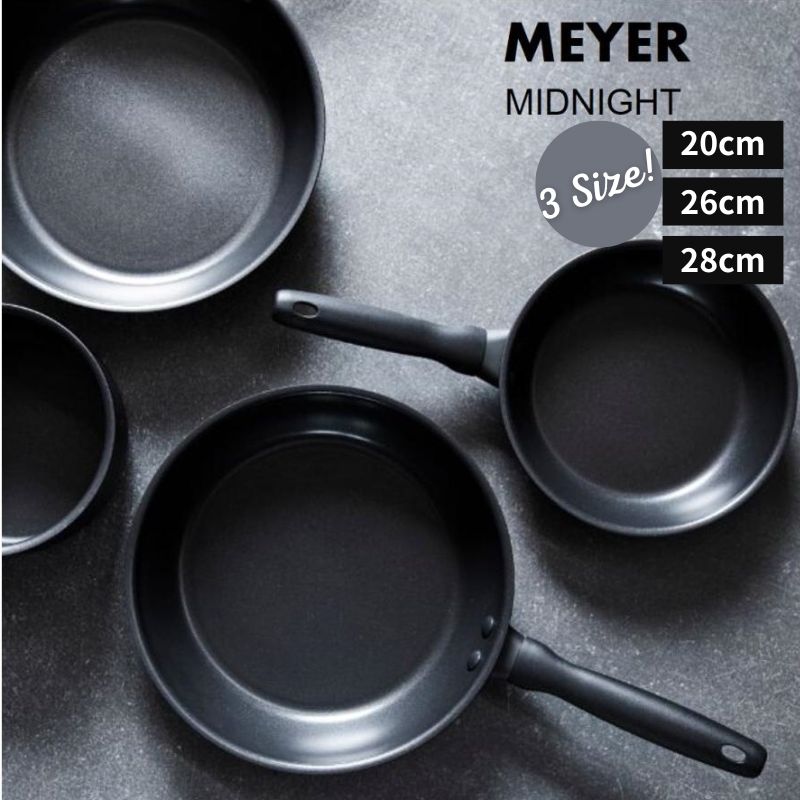 【楽天市場】マイヤー フライパン ミッドナイト 20cm 26cm 28cm IH対応 深型 MEYER MIDNIGHT MNH-P20 MNH-P26 MNH-P28 黒 ブラック ...