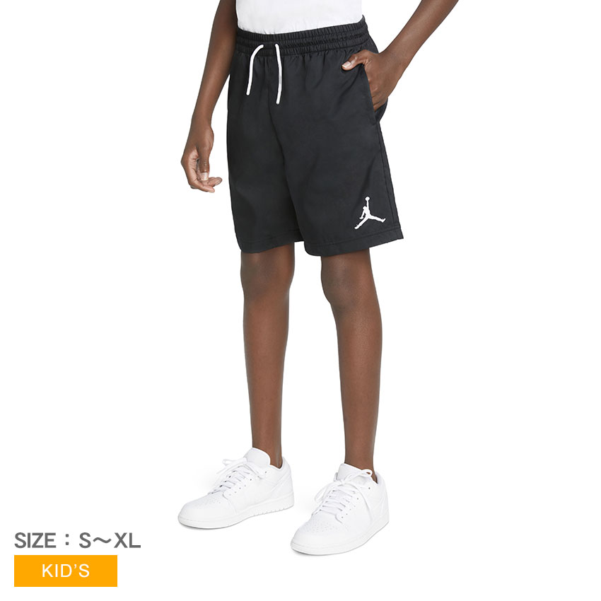 【楽天市場】【ネコポス配送】ナイキ ジャンプマン ウーブン プレー ショート ボトムス キッズ ジュニア 子供 ブラック 黒 NIKE ...
