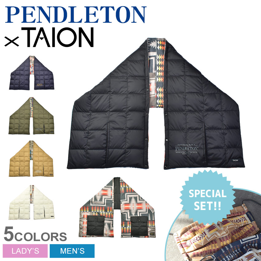 【楽天市場】ペンドルトン ストール メンズ レディース リバーシブル ダウンストール PENDLETON REVERSIBLE DOWN STOOL PDT-TON-223004 コラボ ...