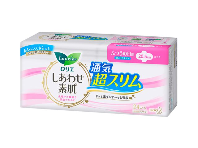 【楽天市場】花王 ロリエ エフ しあわせ素肌 超スリム ふつうの日用 羽つき24個入り（生理用ナプキン）：雑貨屋 楽天市場支店