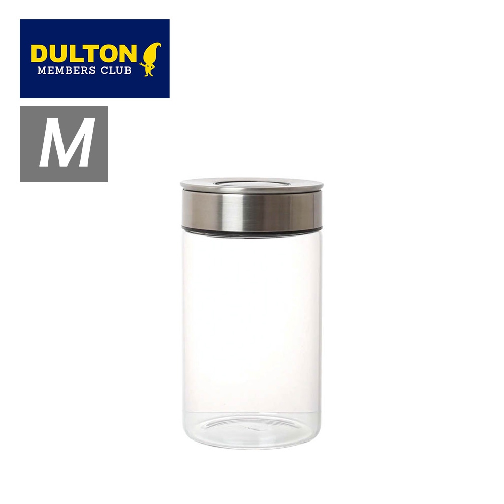 【楽天市場】DULTON ダルトン CYLINDER JAR WITH PRESS LID M シリンダー ジャー ウィズ プレス リッド M ...