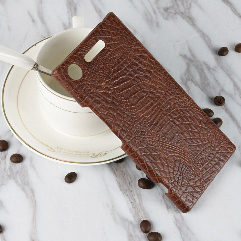 【楽天市場】期間限定！ Xperia X Compact クロコダイル調 ケース カバー ブラウン 茶色 ワニ革風 PUレザー SO-02J：ZAKKA-TOWN