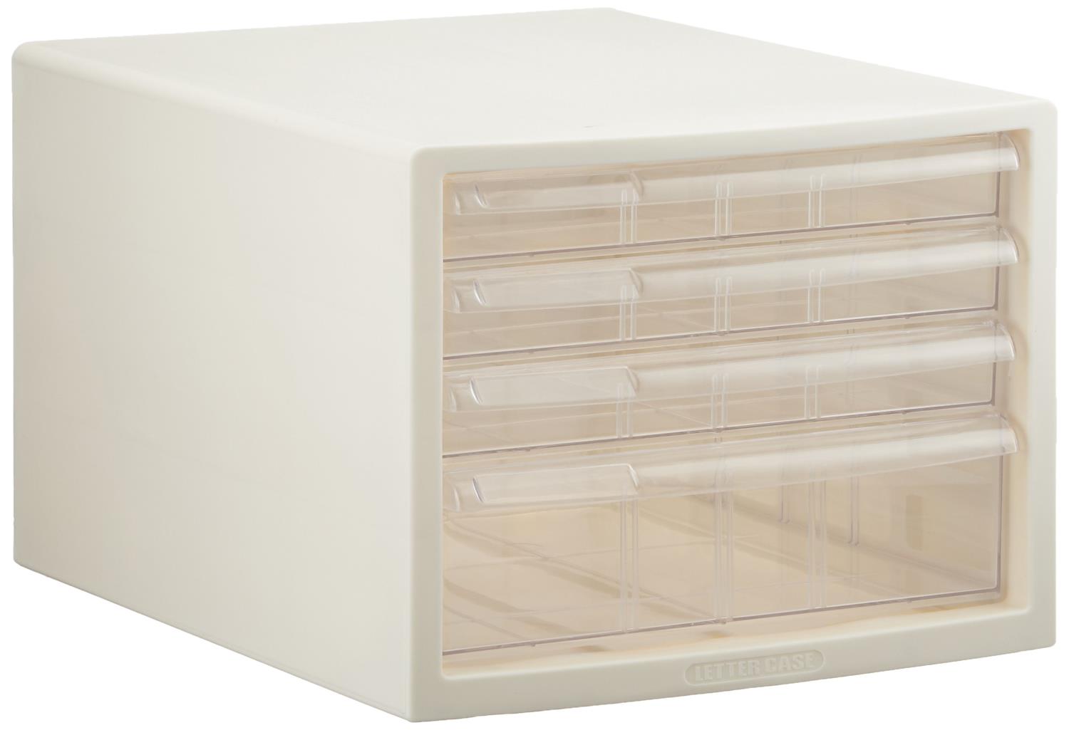 【楽天市場】ナカバヤシ A4レターケース4段（浅3+深1） ホワイト A4E-S4W：雑貨ストア365