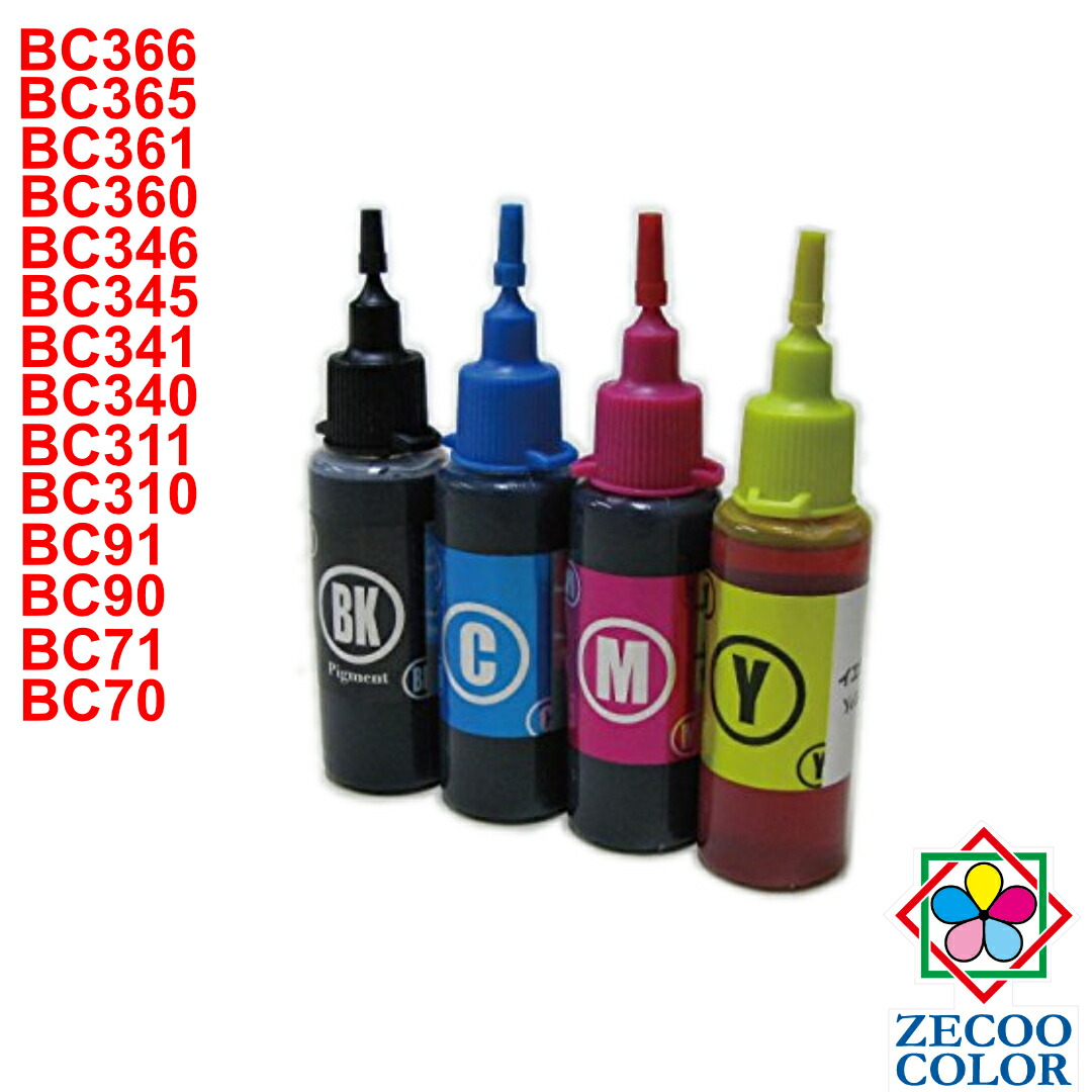 【楽天市場】canon キヤノン 用 リピート 詰め替えインク BC-365 BC-366 BC-360 BC-361 BC-345 BC-346 BC-340 BC-341 BC-310 ...