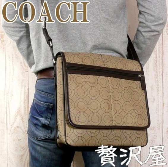 【楽天市場】COACHコーチ バッグ COACHコーチ 新作 メンズ ちょい悪 ショルダーバッグ COACH 70262SKHMA：贅沢屋