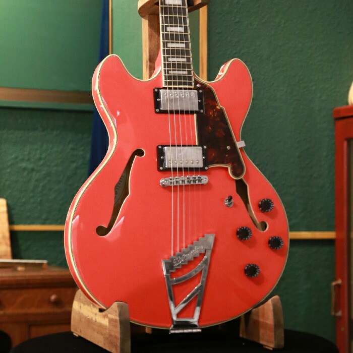 【楽天市場】中古 D'Angelico ディアンジェリコ エレキギター セミアコ Premier DC Stairstep, Fiesta ...
